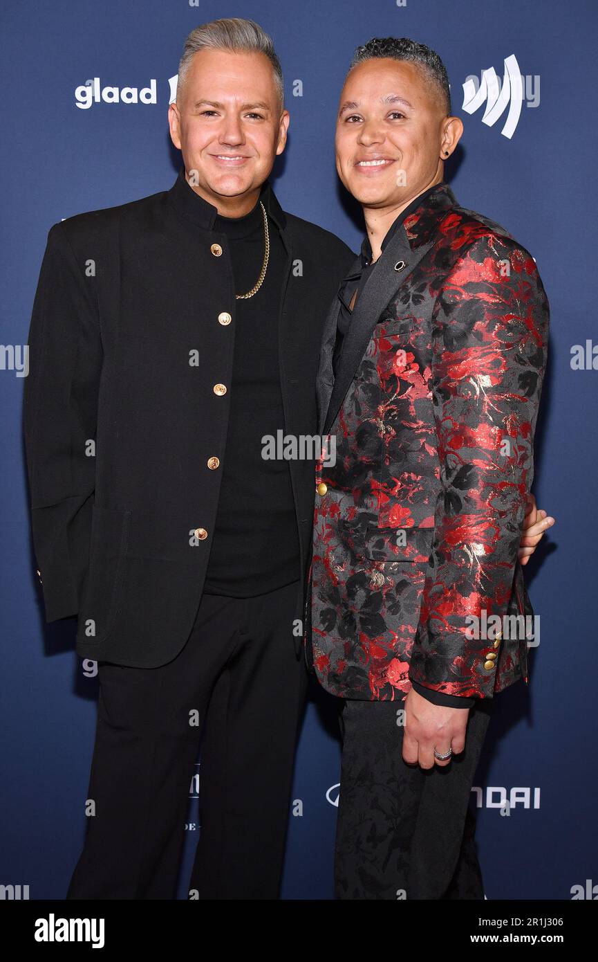 New York, USA. 13th May, 2023. (L-R) Ross Mathews and Wellinthon Garcia ...