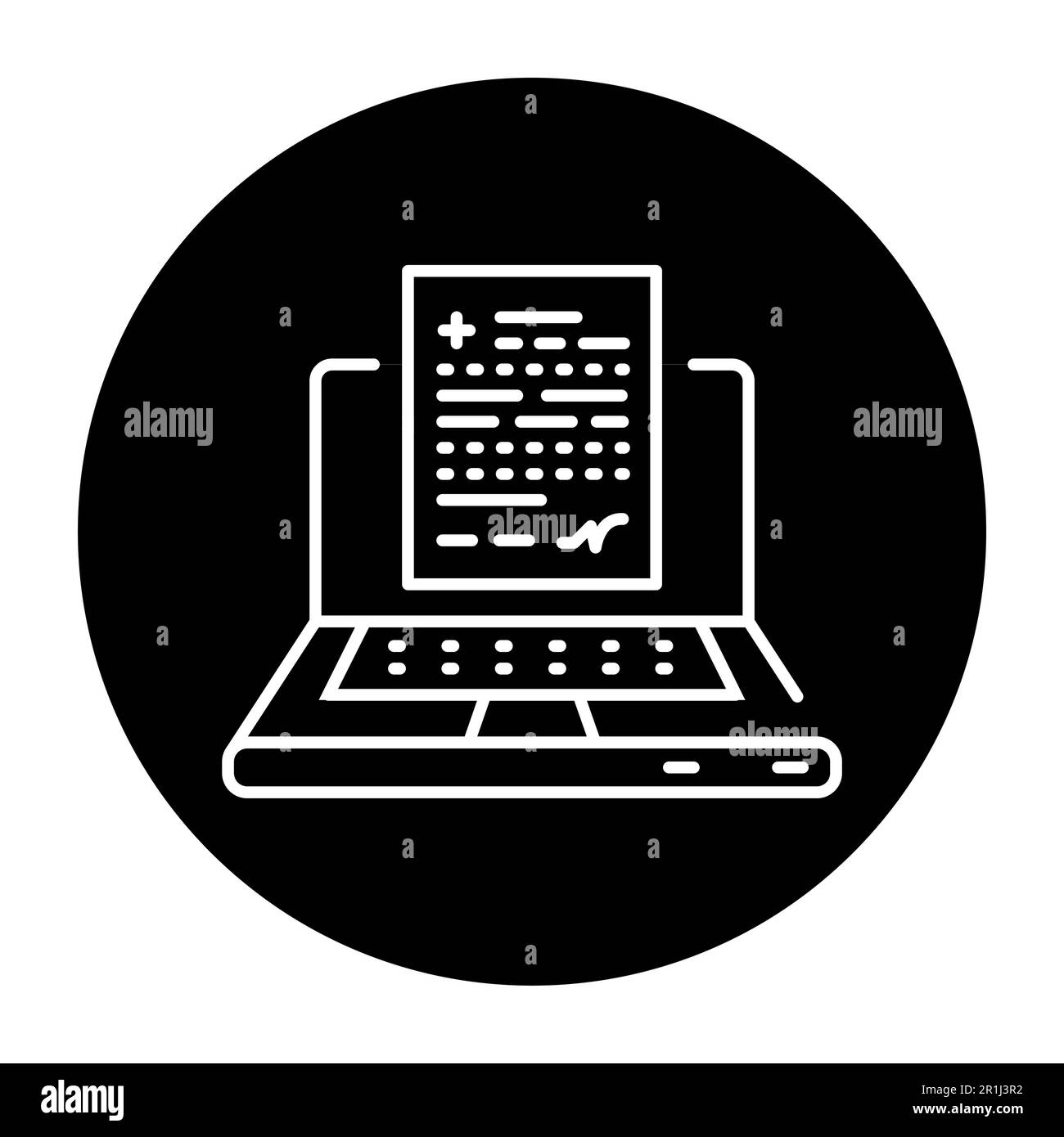 Patient consent color line icon. Pictogram for web page, mobile app ...