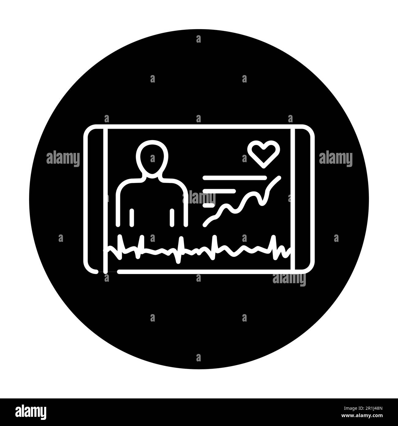 Digital health color line icon. Ehealth. Pictogram for web page, mobile ...