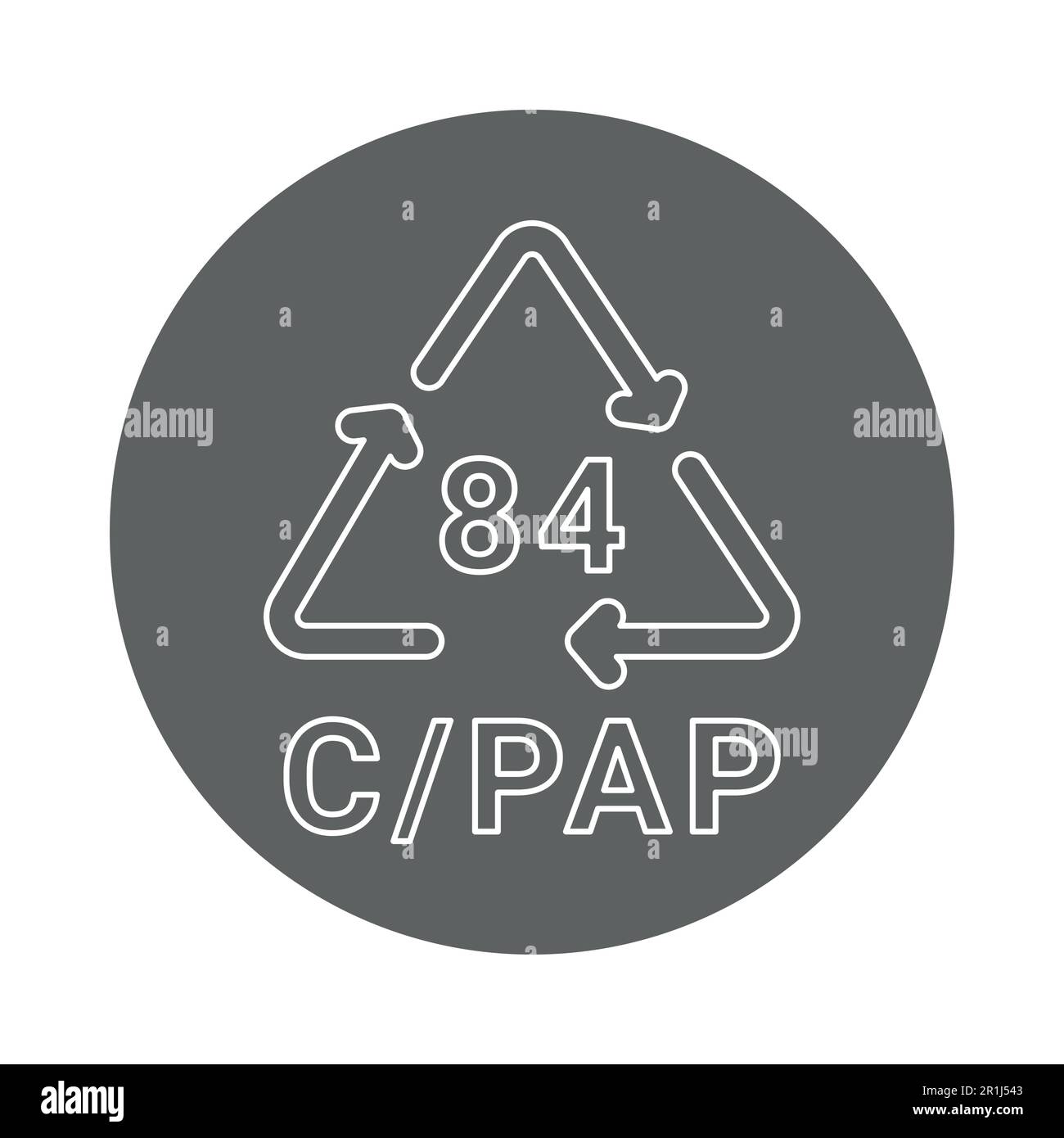 Composites recycling symbol Black and White Stock Photos & Images - Alamy