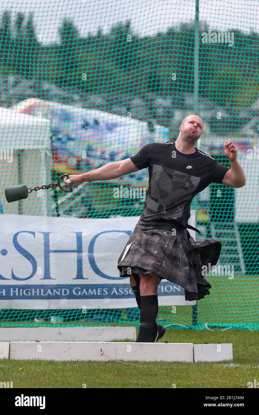 Gourock, UK. 14th May, 2023. The first Highland Games of the 2023 ...