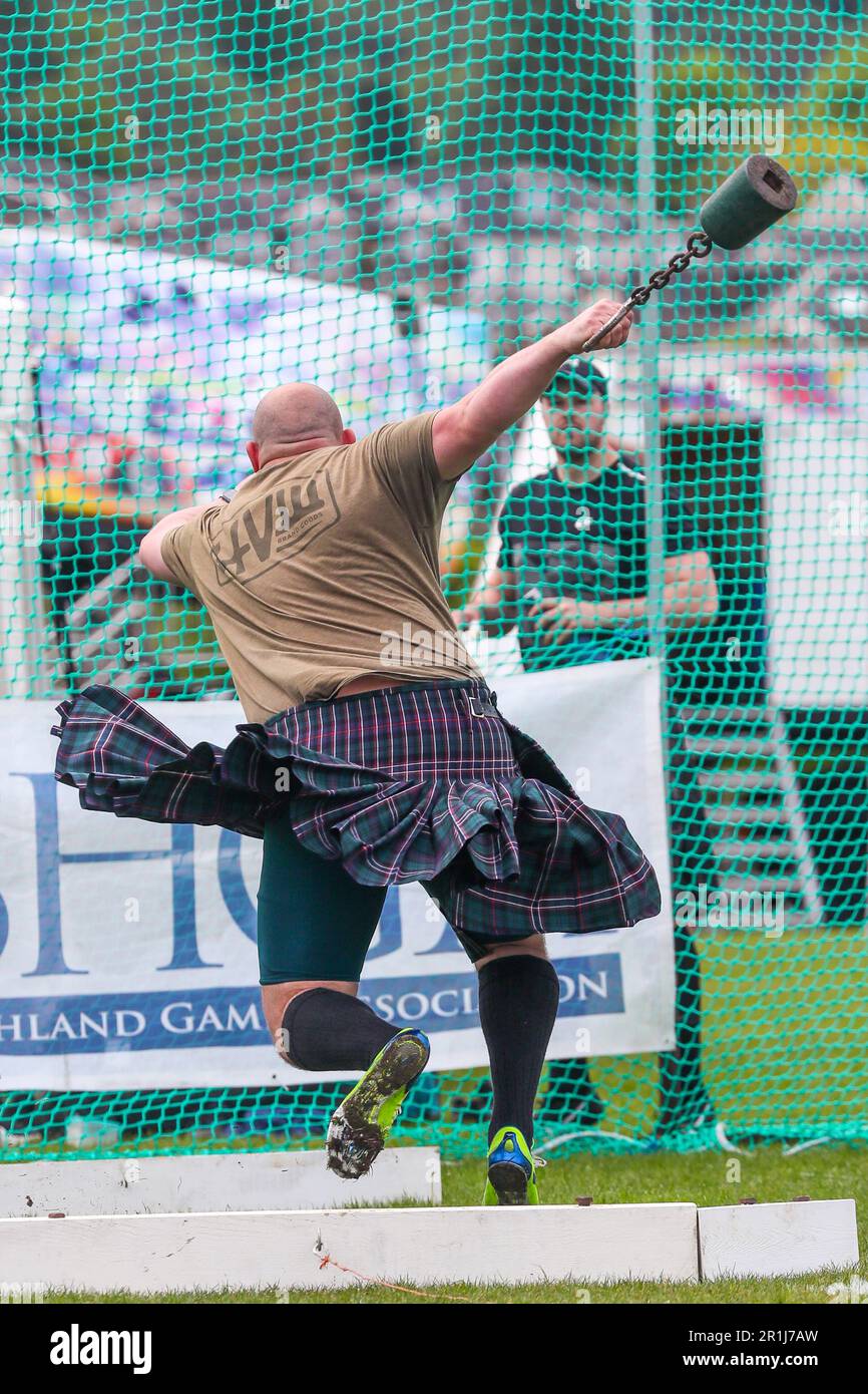 Gourock, UK. 14th May, 2023. The first Highland Games of the 2023 ...