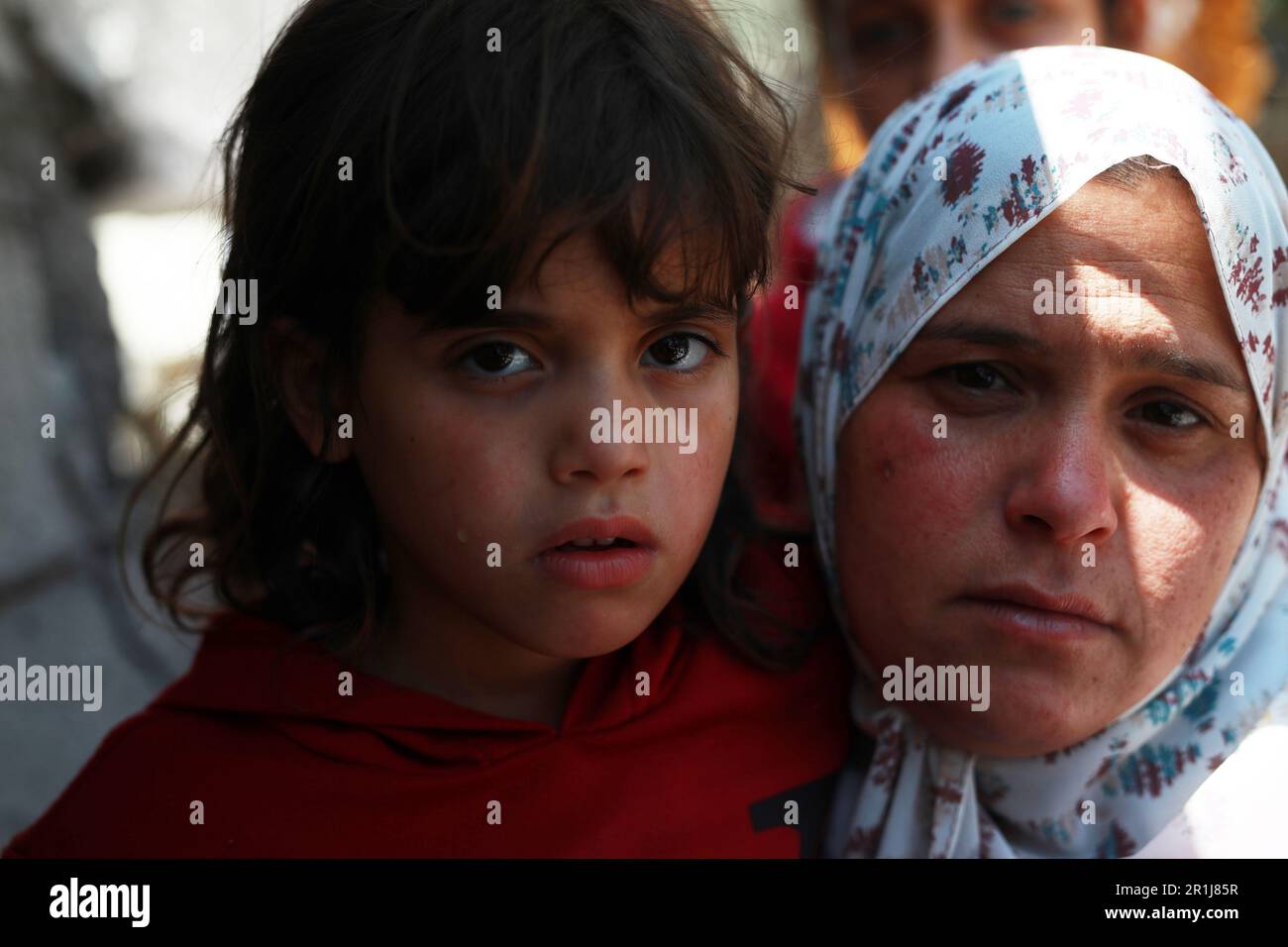 Gaza City. Palestine. 14th May 2023. The Nabhan family lost their home ...