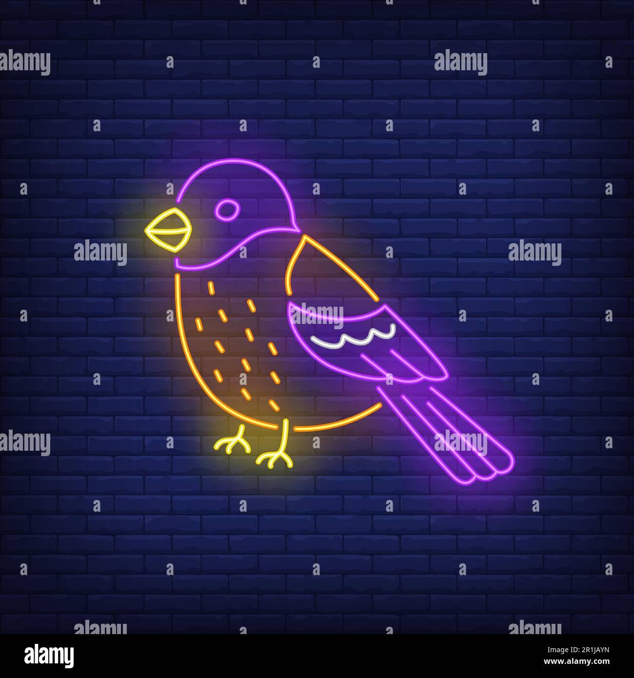 Nightingale neon sign Stock Vector Image & Art - Alamy