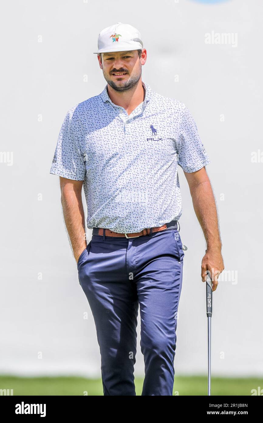 McKinney, TX, USA. 13th May, 2023. Doc Redman on the 17th hole during the third round of the AT ...