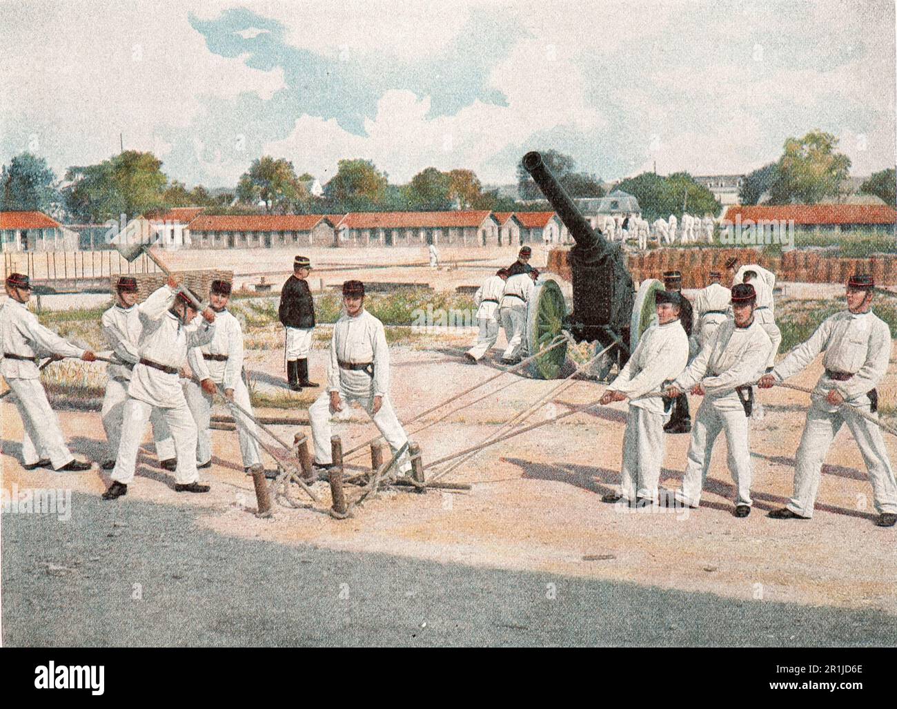 Images taken from the life of a soldier, a french military album that ...