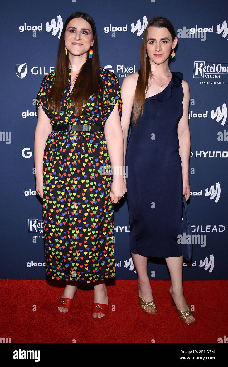 New York, USA. 13th May, 2023. (L-R) Erin Reed and Zooey Zephyr attend ...