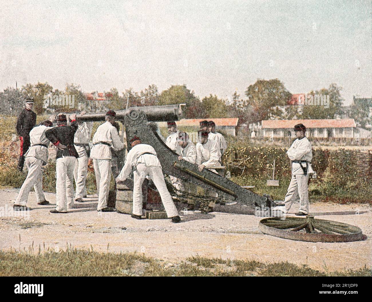 Images taken from the life of a soldier, a french military album that ...