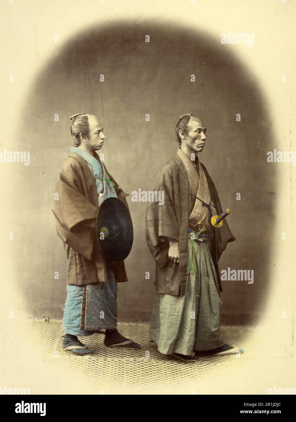Samurei, Samourai or two swords class, 1850, Japan, Historical ...