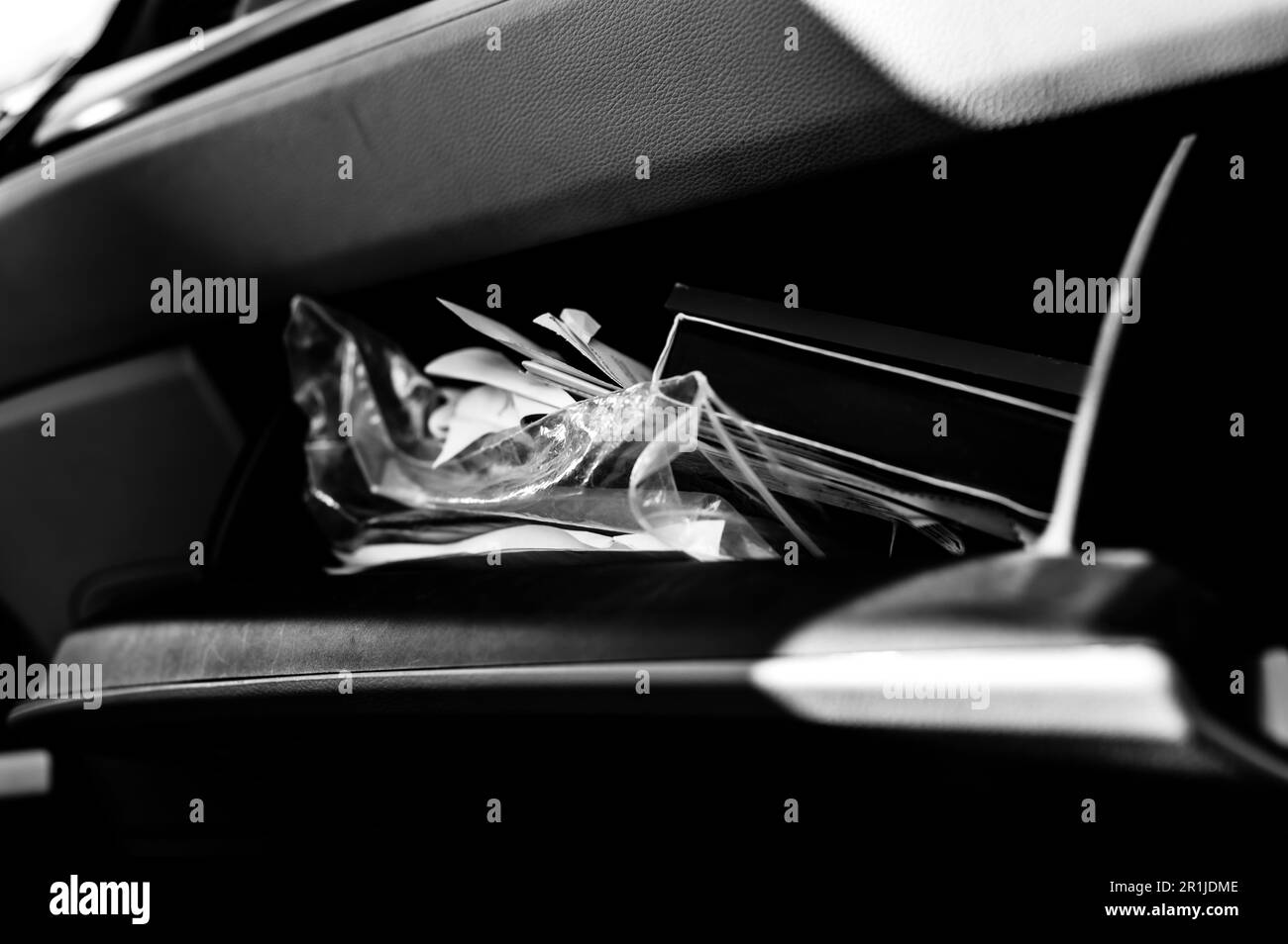 Glovebox car Black and White Stock Photos & Images - Alamy