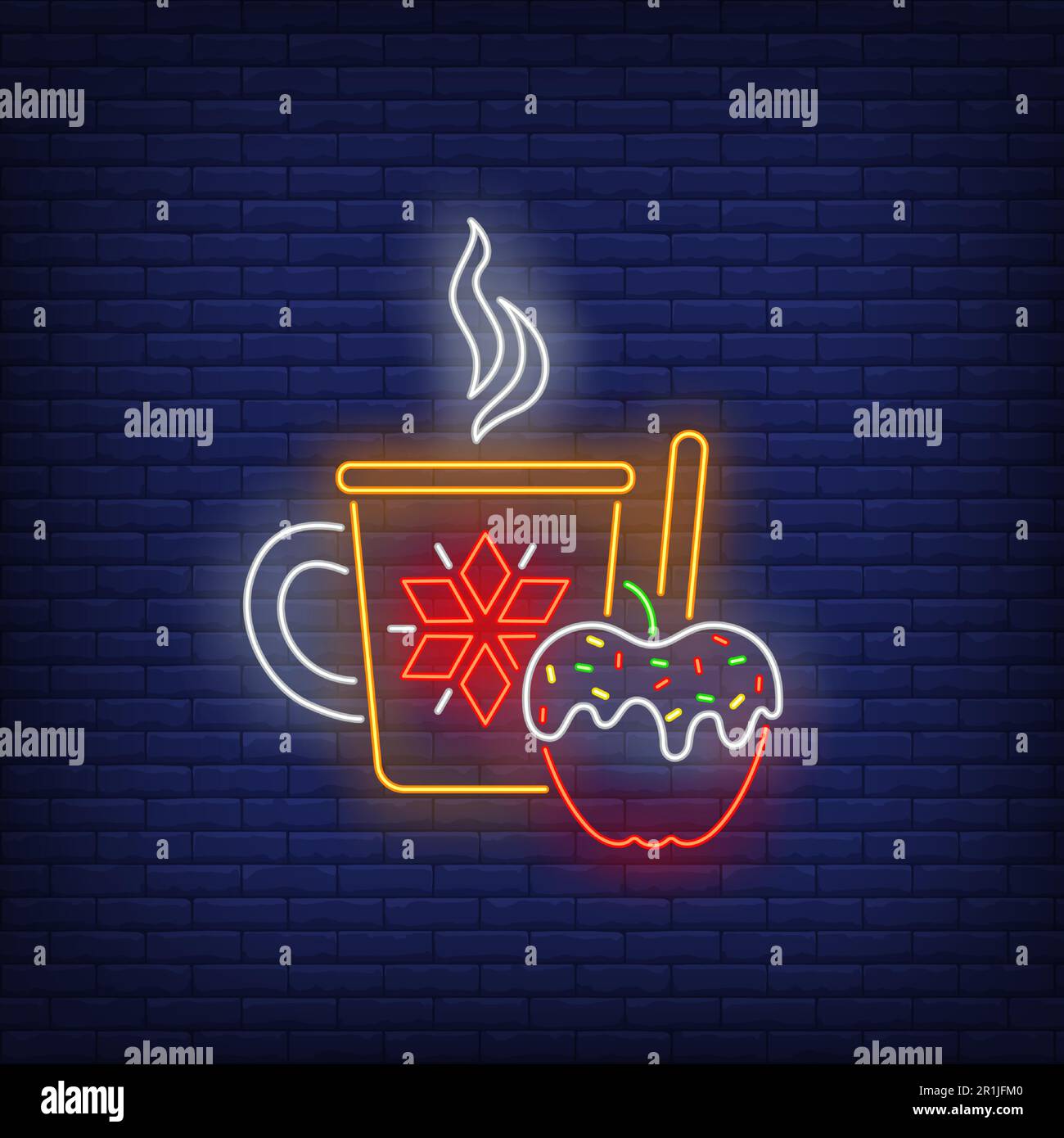 Neon cocktail sign in Stock Vector Images - Alamy
