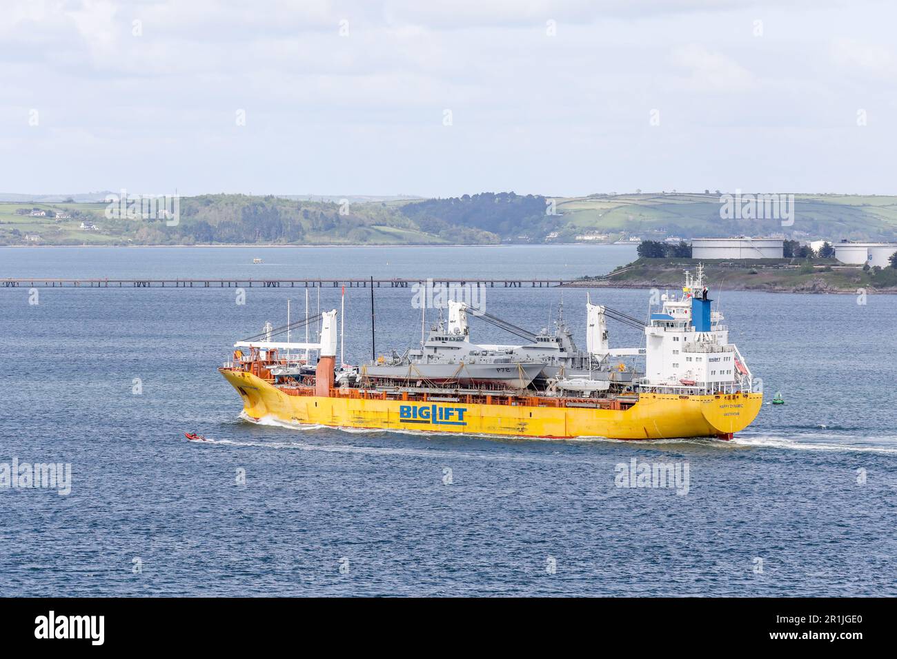 Cork Harbour, Cork, Ireland. 14th May, 2023. Following a mammoth voyage ...
