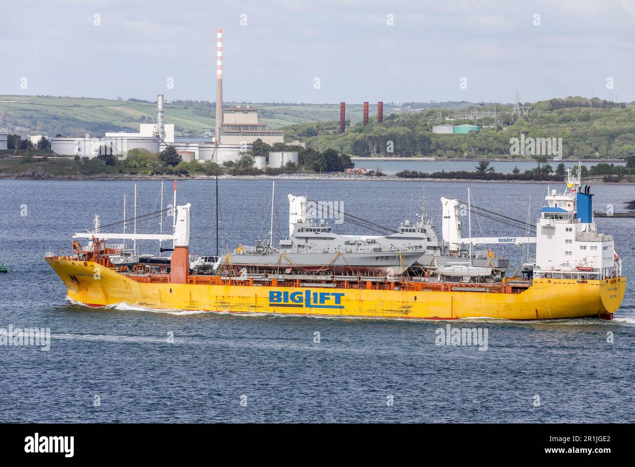 Cork Harbour, Cork, Ireland. 14th May, 2023. Following a mammoth voyage ...