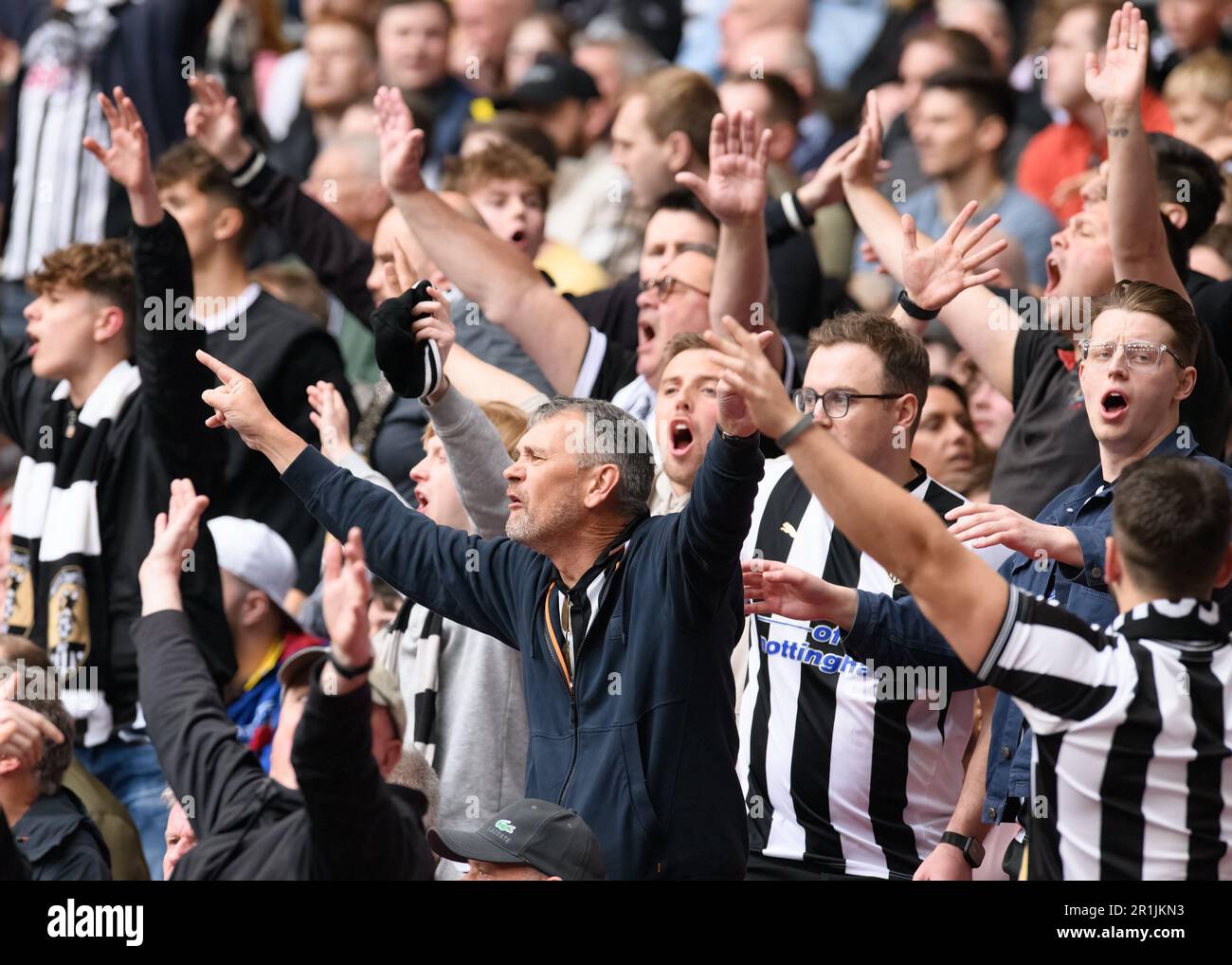 Wembley Stadium, London, UK. 13 May 2023 at 1530hrs. Notts County FC v ...