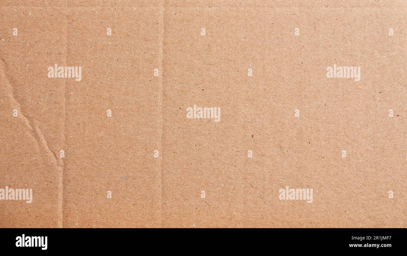 Brown cardboard carton material texture background Stock Photo - Alamy