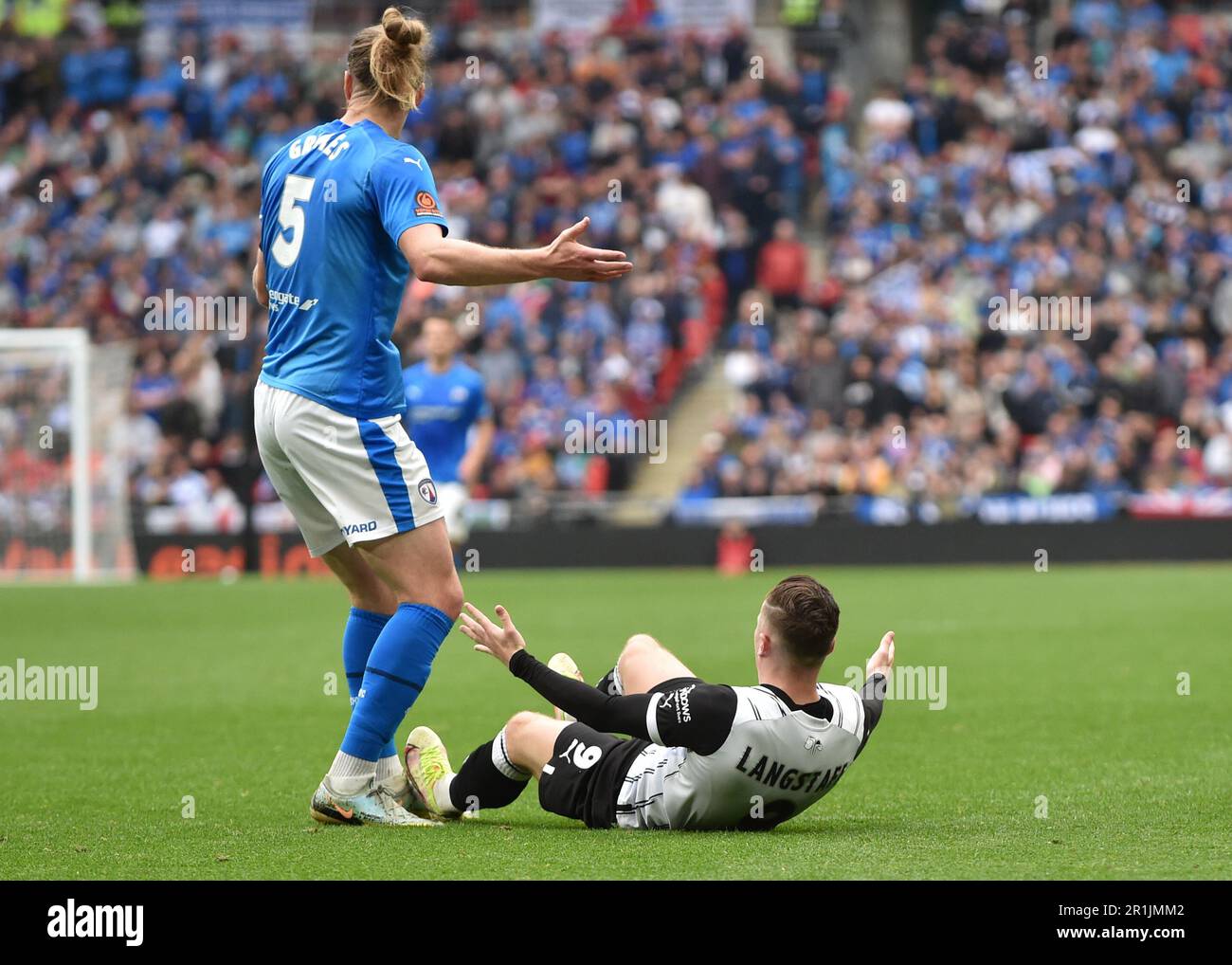 Wembley Stadium, London, UK. 13 May 2023 at 1530hrs. Notts County FC v ...