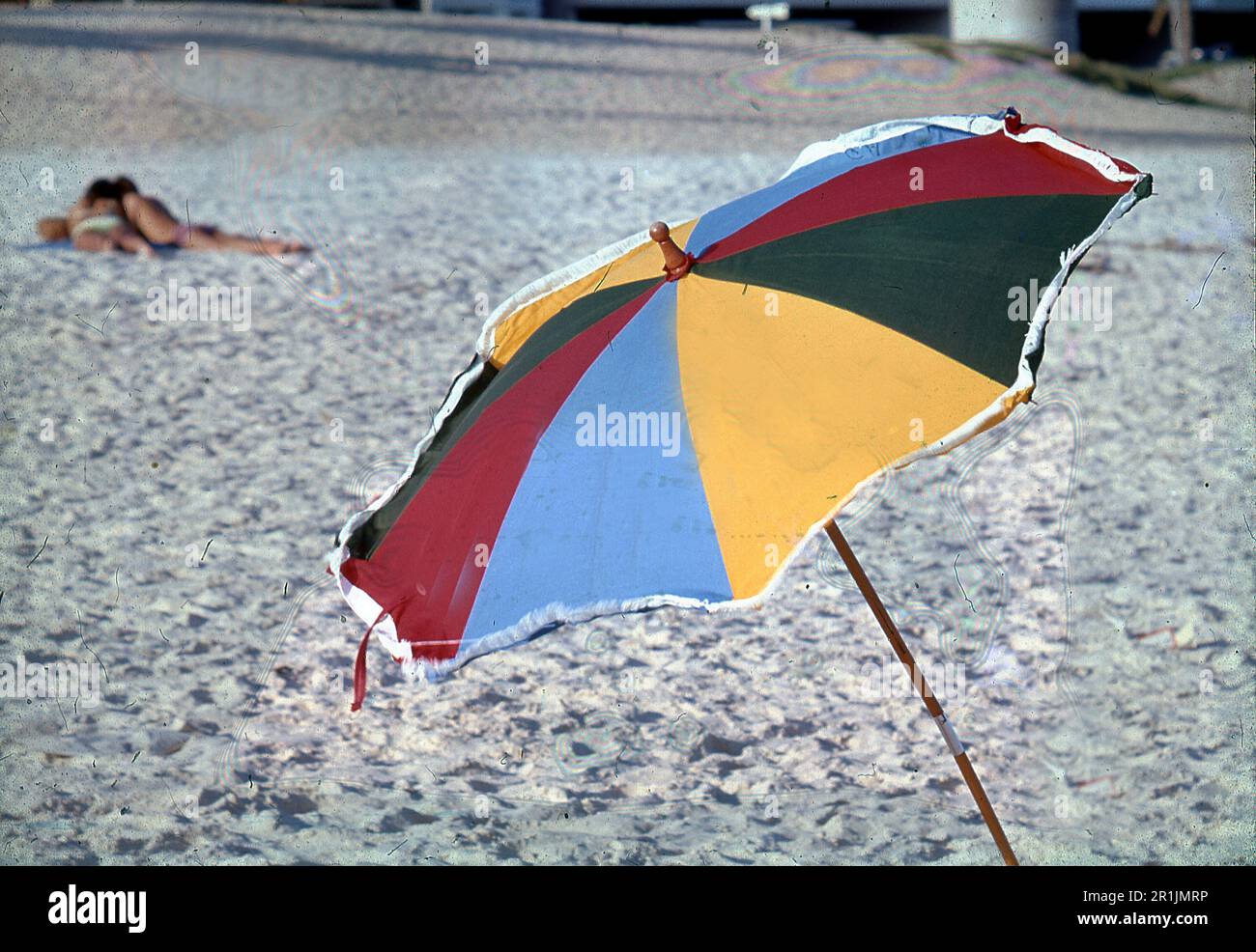 Beach parasol, Copacabana beach, Rio de Janeiro, Brazil, South America ...