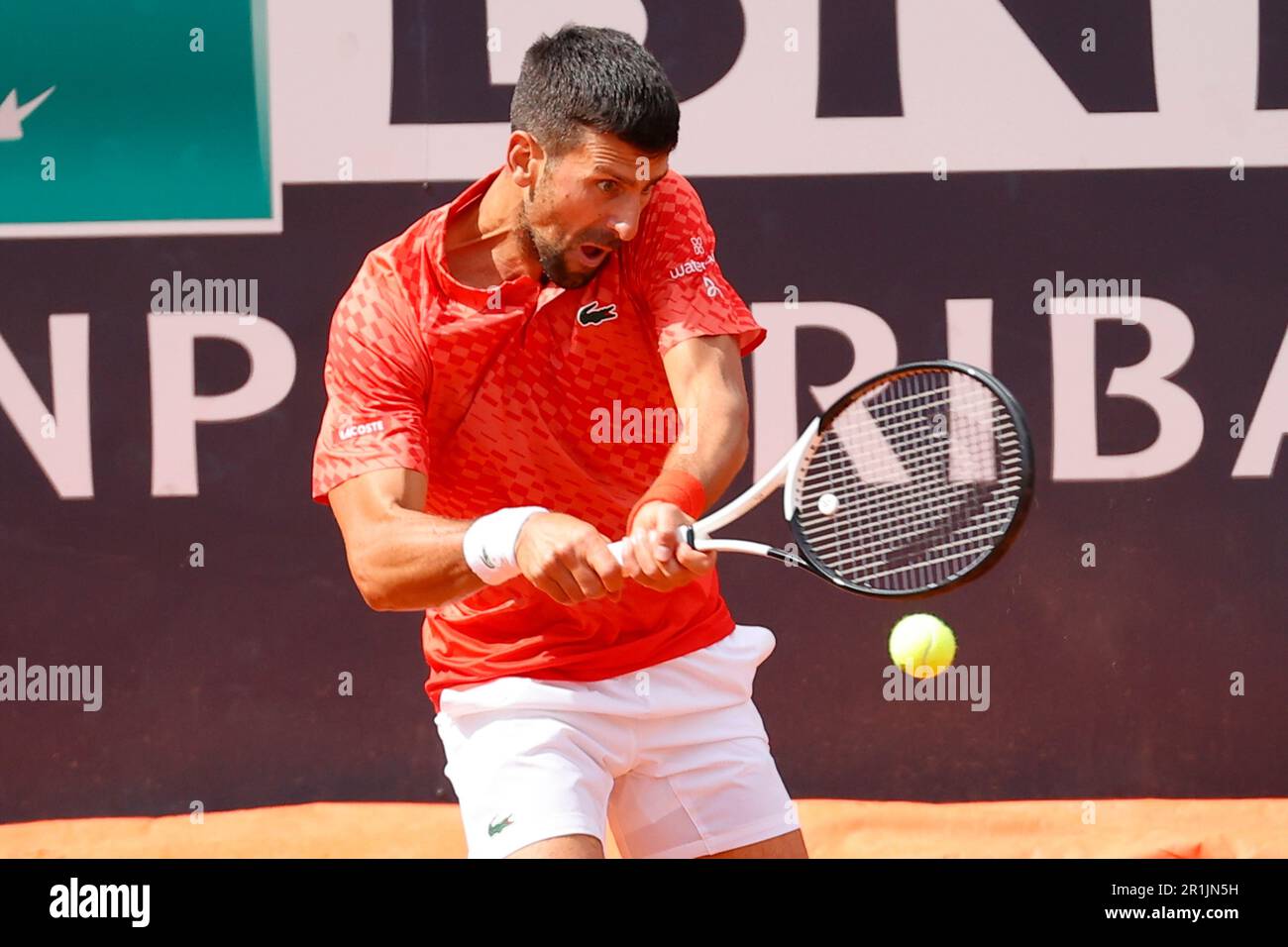 Rome, Italy. 14th May, 2023. Novak Djokovic (SRB) against Grigor ...