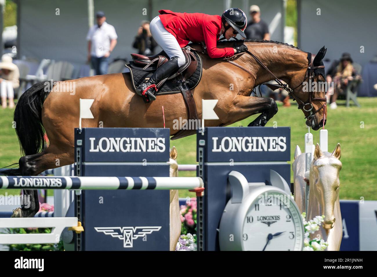 Beth Underhill of Team Canada competes at the 2023 FEI Nations Cup in ...