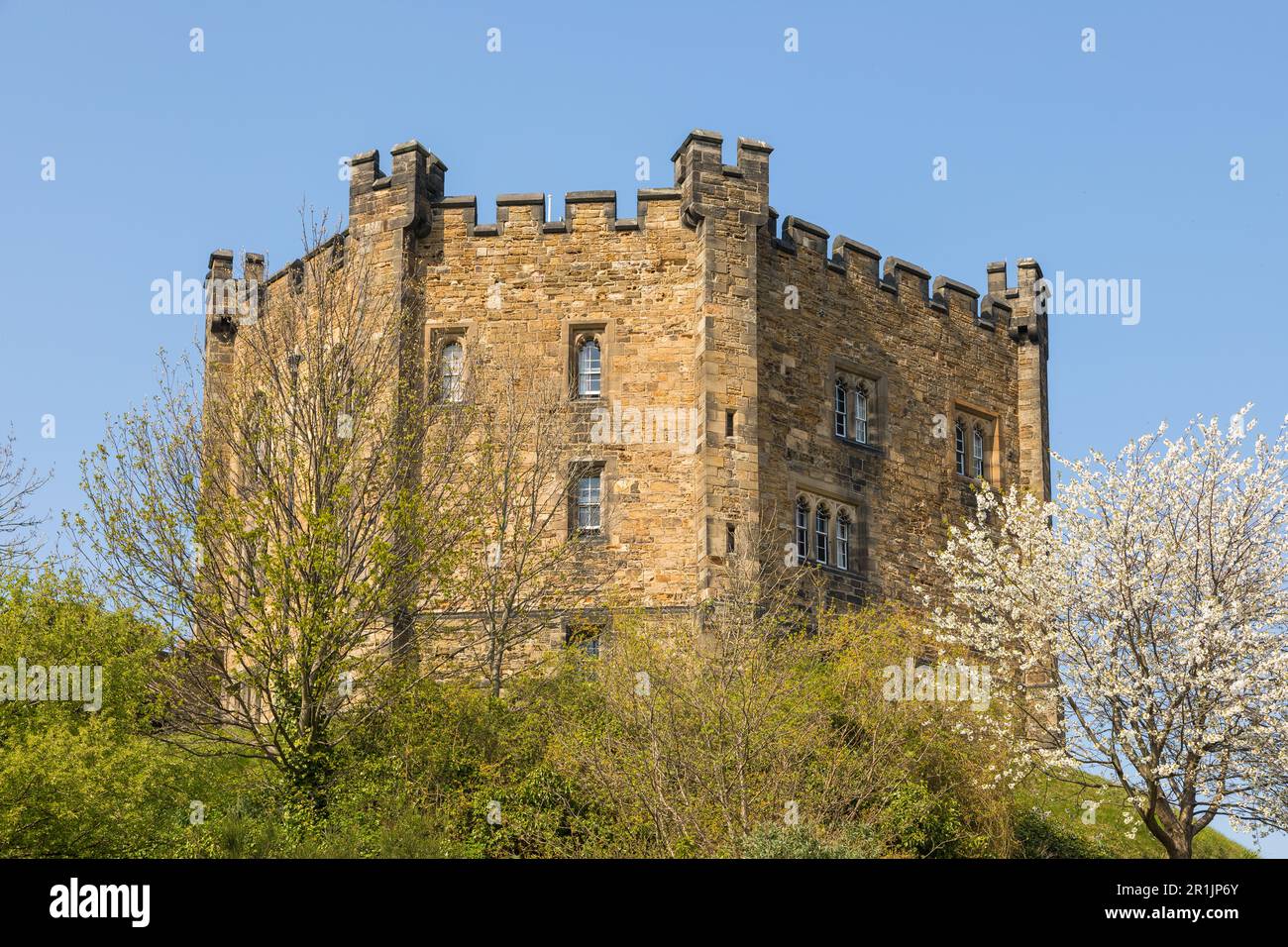 A Norman castle originally built in the 11th century, the Durham Castle ...