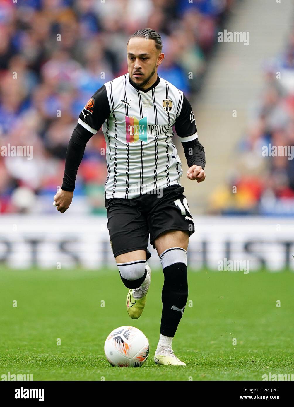 Notts County's Jodi Jones during the Vanarama National League play-off ...