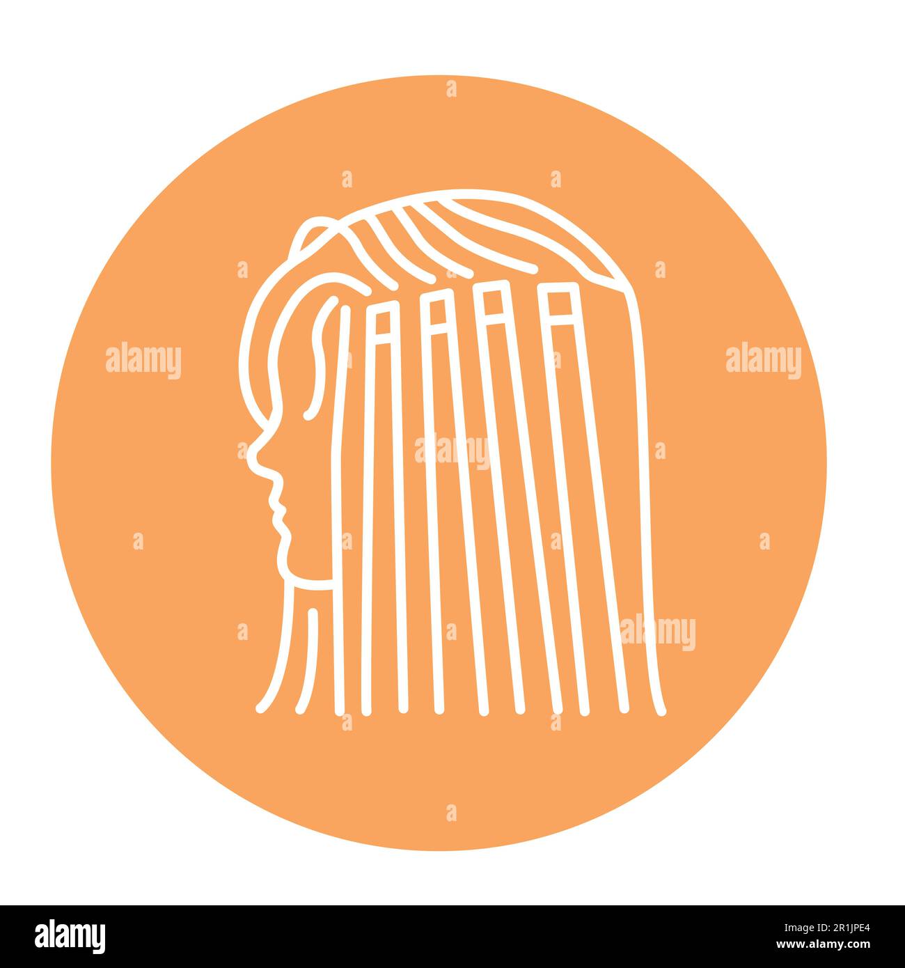 Hair extension cartoon Stock Vector Images - Alamy