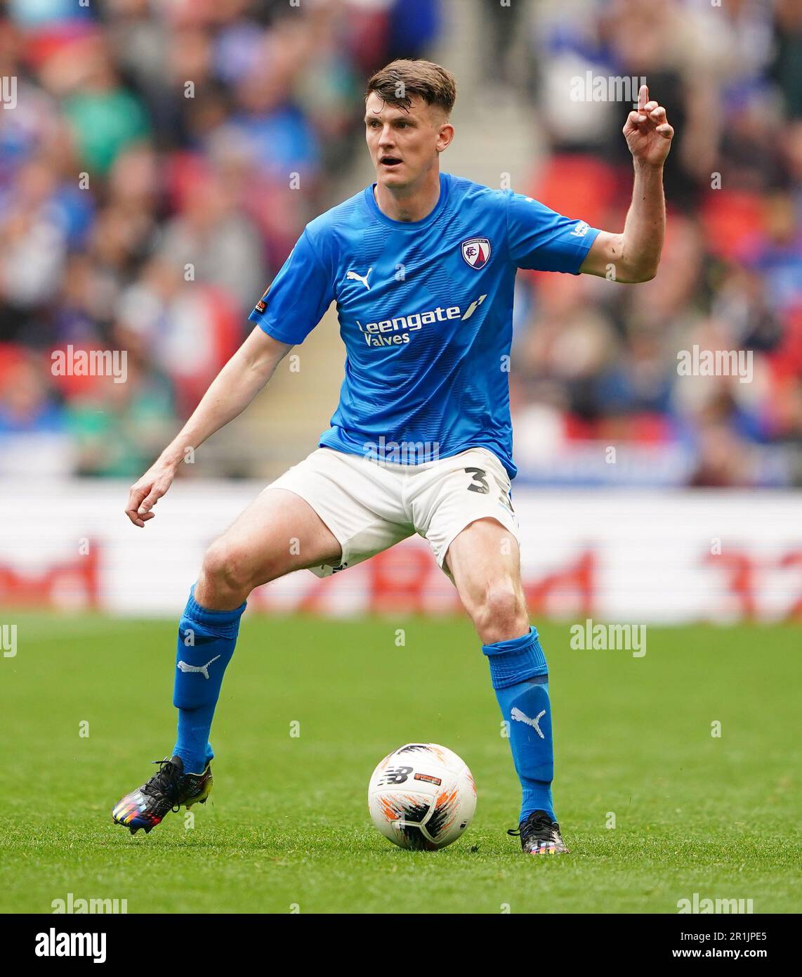 Chesterfield's Bailey Clements during the Vanarama National League play ...