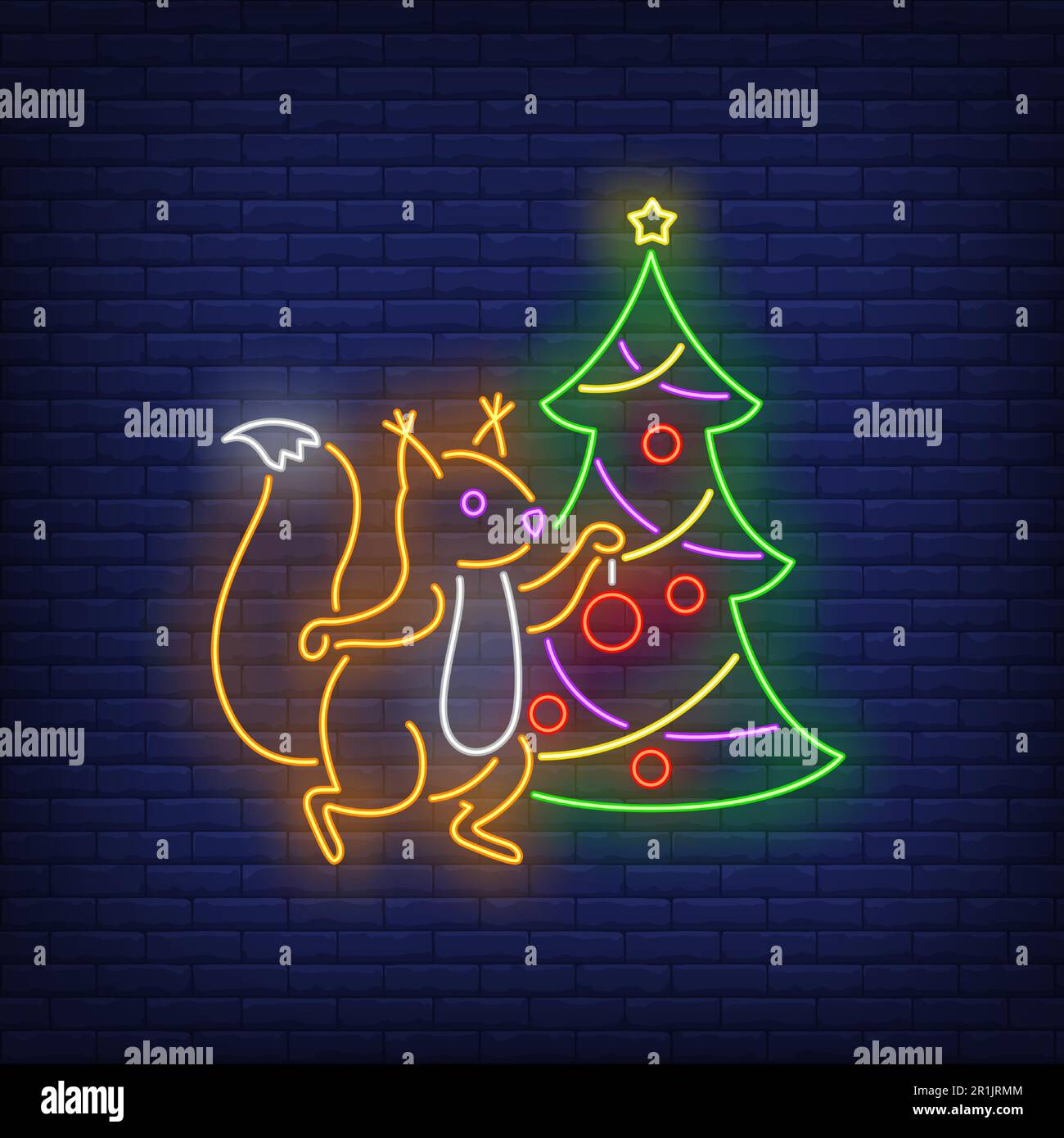 Squirrel gift Stock Vector Images - Alamy