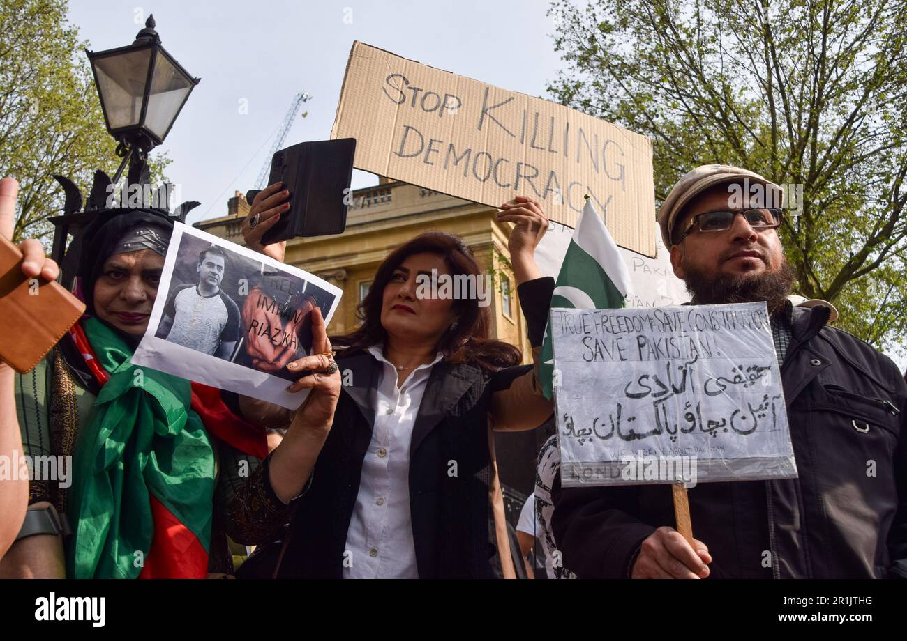 London, England, UK. 14th May, 2023. Members of the British Pakistani ...