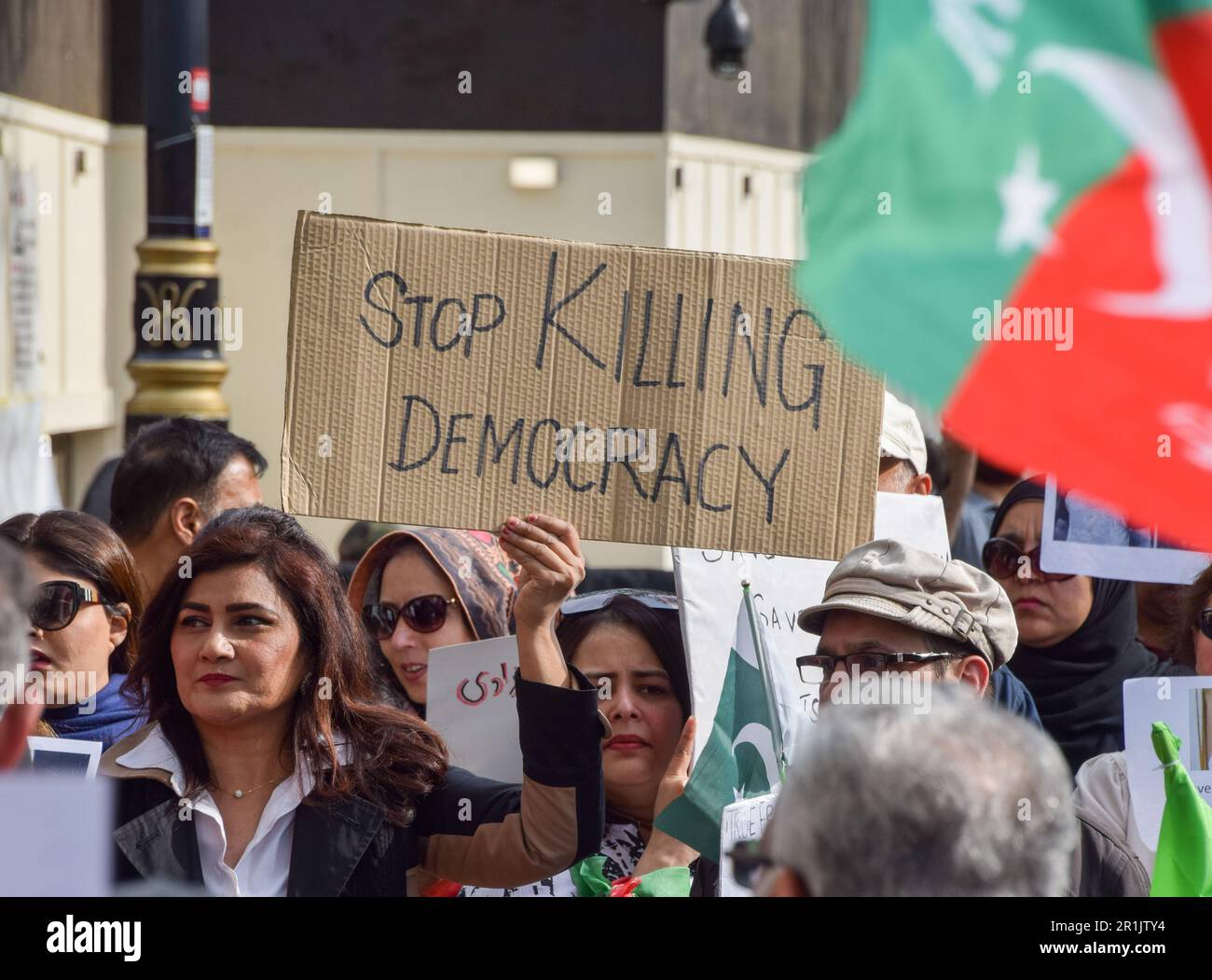 London, England, UK. 14th May, 2023. Members of the British Pakistani ...
