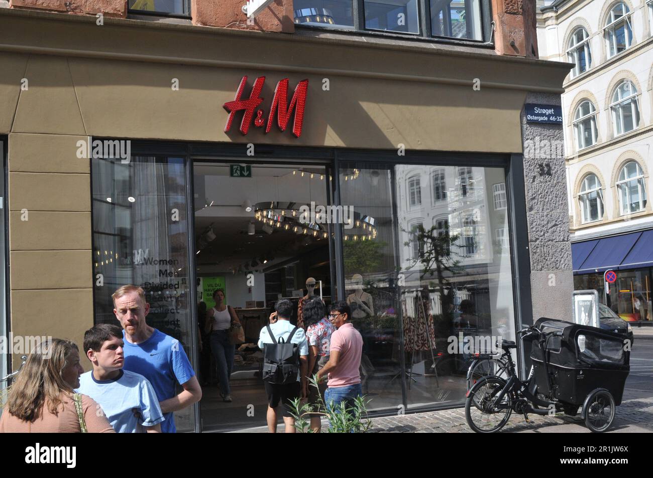 May 14 2023/H&M Swedish retail chain store location on stroeget ...