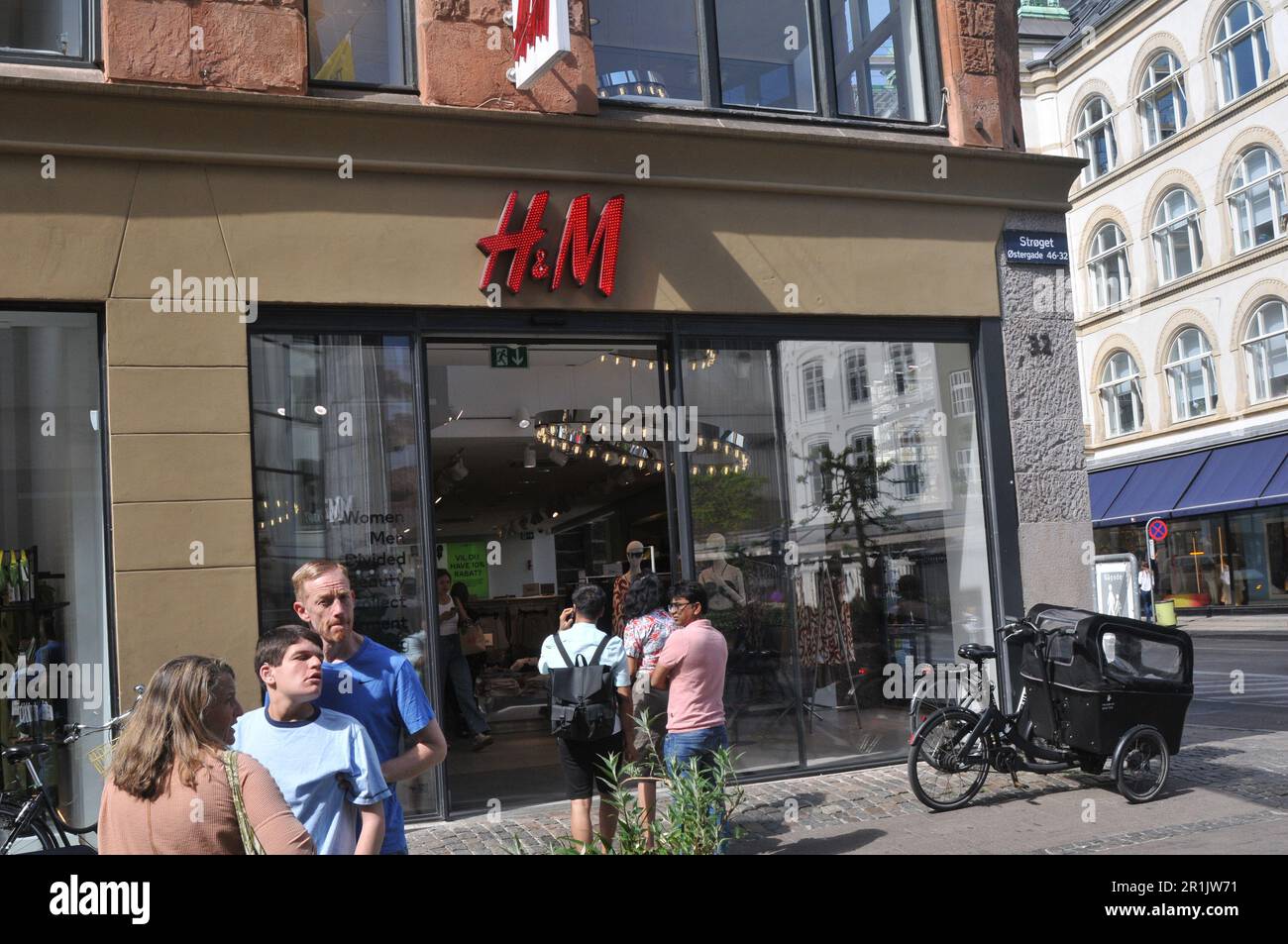 May 14 2023/H&M Swedish retail chain store location on stroeget ...