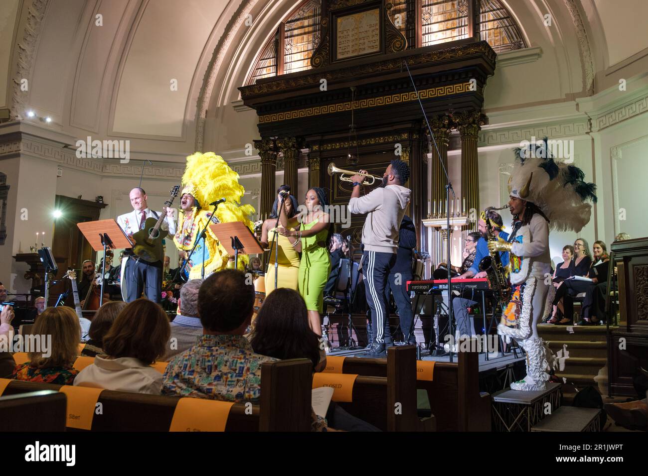 Guitar performance band band religious instruments hi-res stock ...