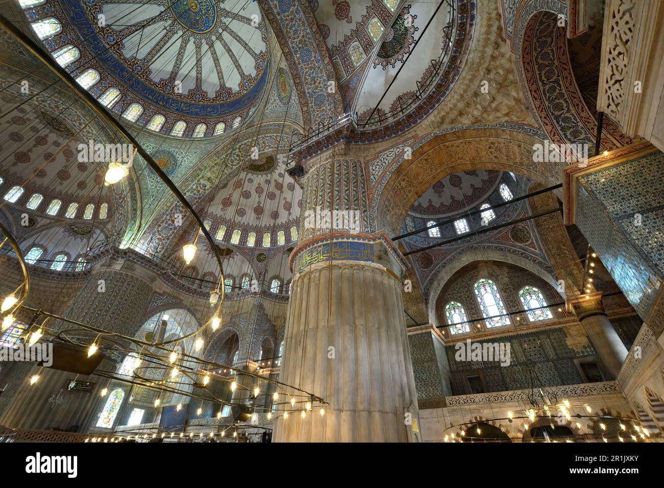 Sultan Ahmed Mosque, Sultan Ahmet Camii, Blue Mosque, Istanbul, Turkey, UNESCO World Heritage ...