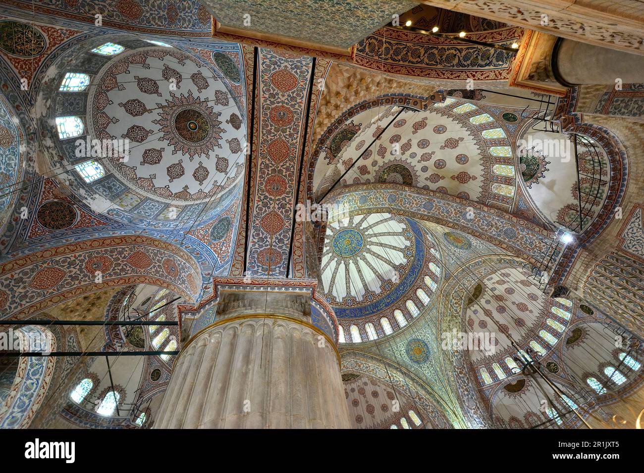 Sultan Ahmed Mosque, Sultan Ahmet Camii, Blue Mosque, Istanbul, Turkey, UNESCO World Heritage ...