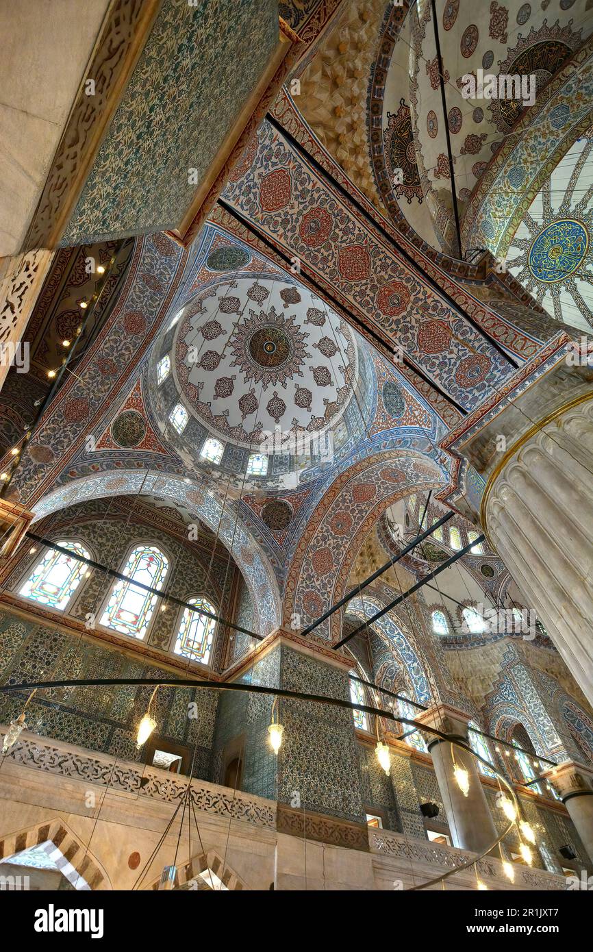 Sultan Ahmed Mosque, Sultan Ahmet Camii, Blue Mosque, Istanbul, Turkey, UNESCO World Heritage ...