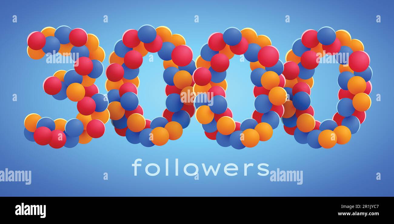 3000 followers hi-res stock photography and images - Alamy