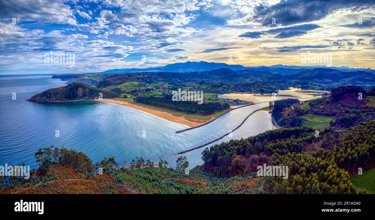 Rodiles beach in asturias hi-res stock photography and images - Alamy