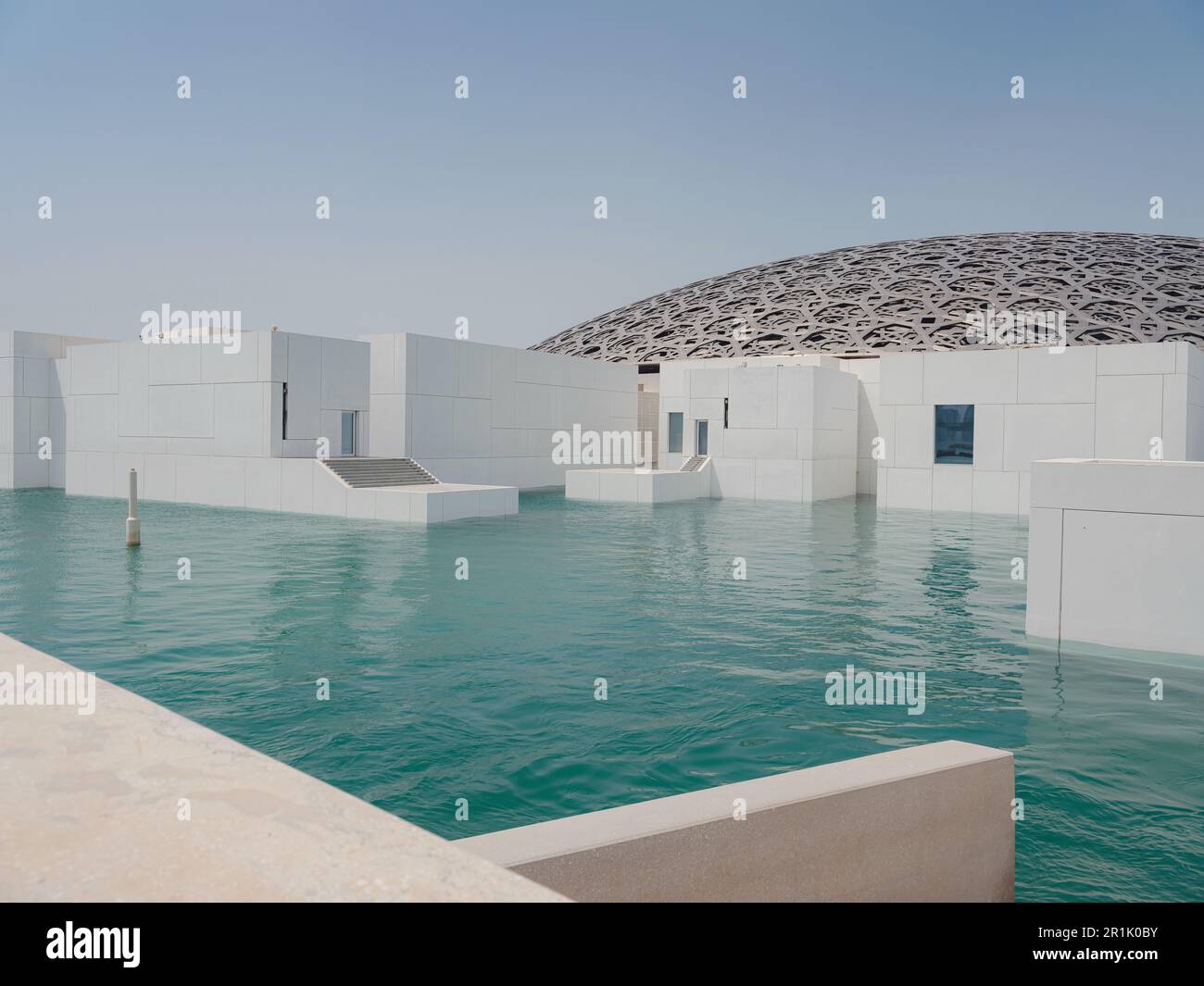 Abu Dhabi, UAE - March 21, 2023 : Exterior of Louvre Abu Dhabi famous ...