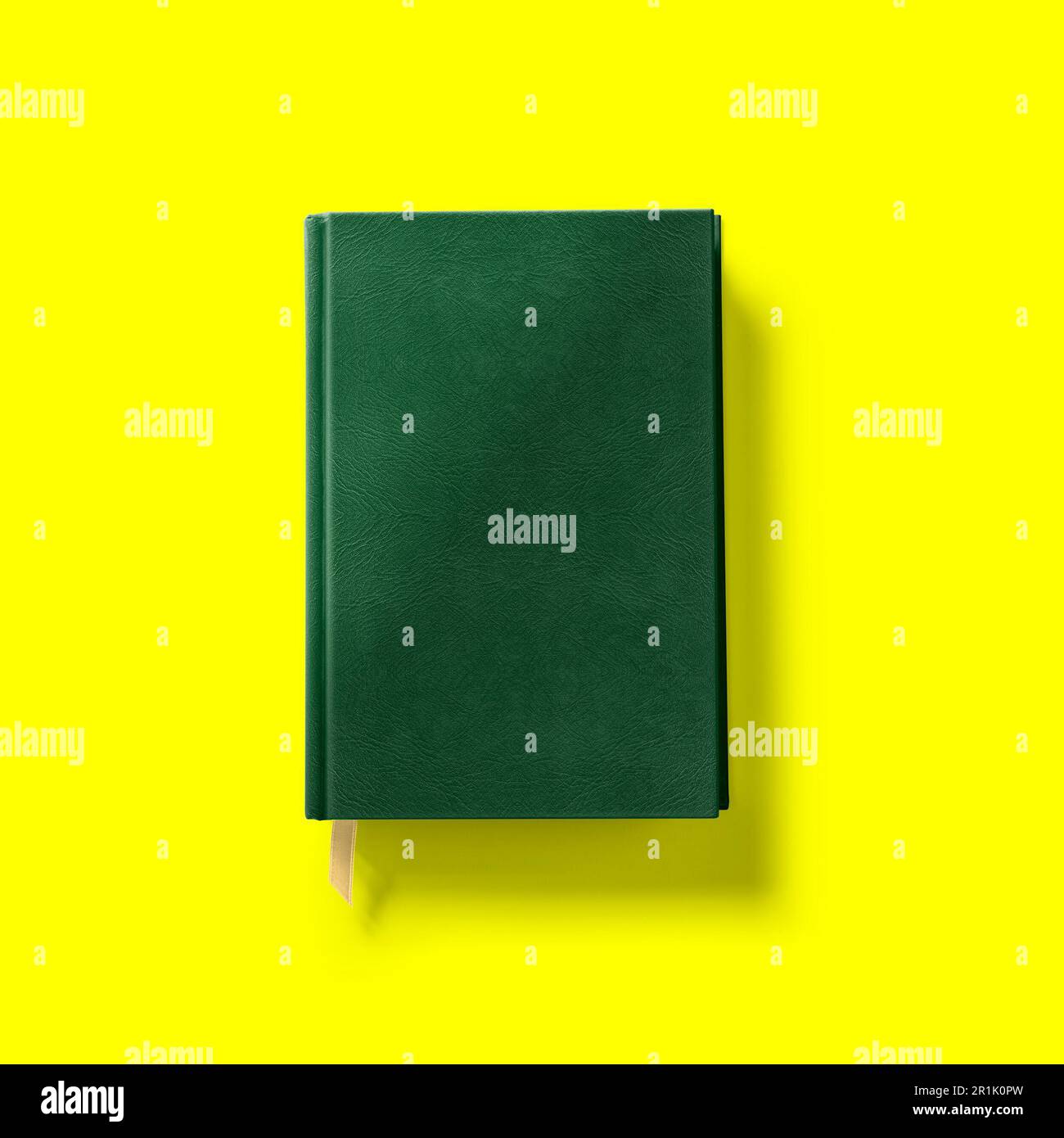 Back to school concept , hard cover dark green book front close ... Back to school concept , hard cover dark green book front close ...