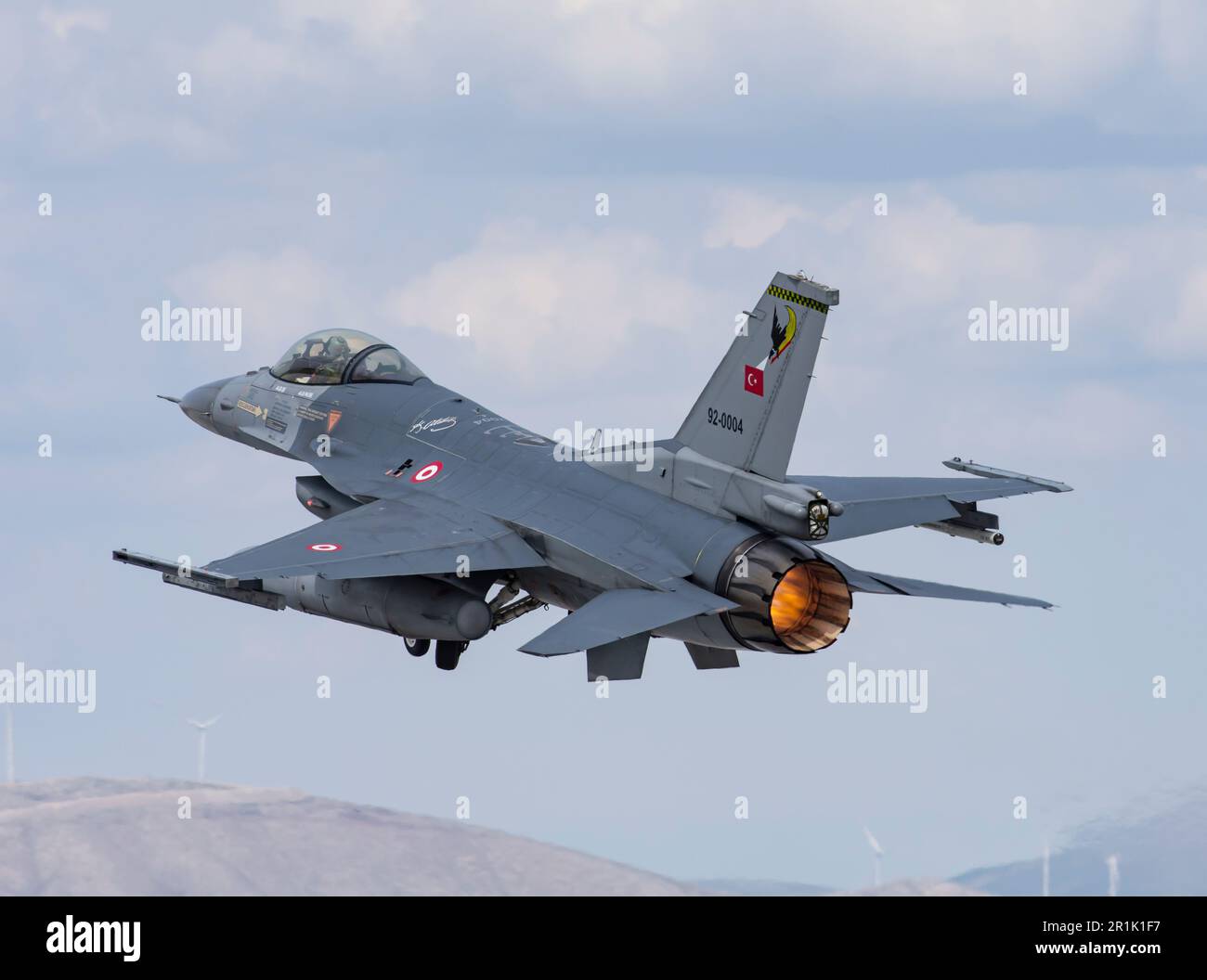 F-16C block 40 Fighting Falcon Take off Konya Anatolian eagle Exercises ...