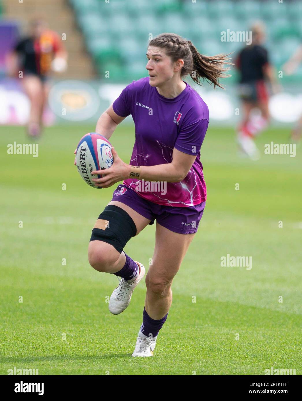 NORTHAMPTON, ENGLAND - MAY14:Helen Nelson of Loughborough Lightning ...