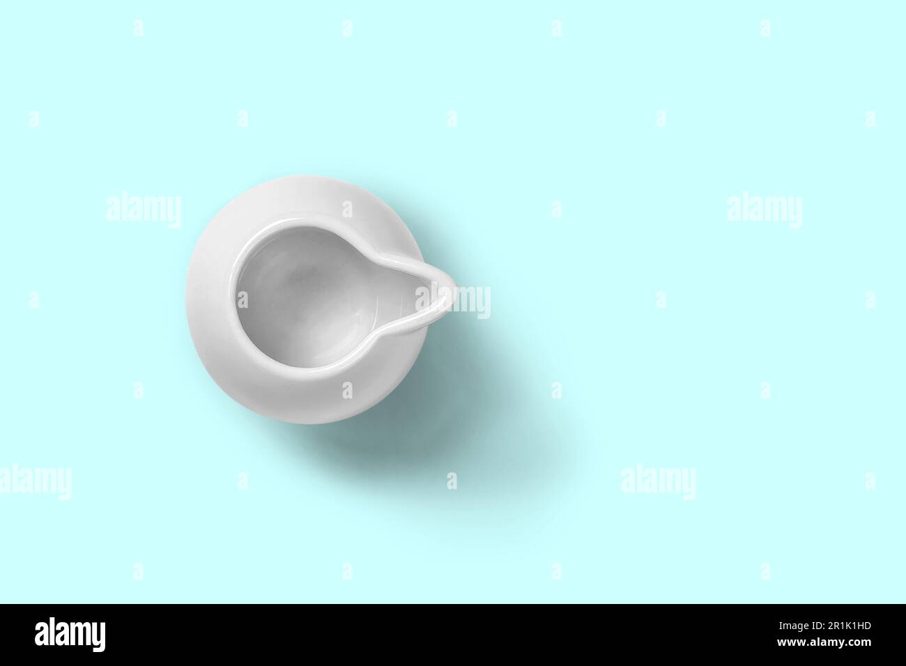 miniature milk pot top view Stock Photo - Alamy