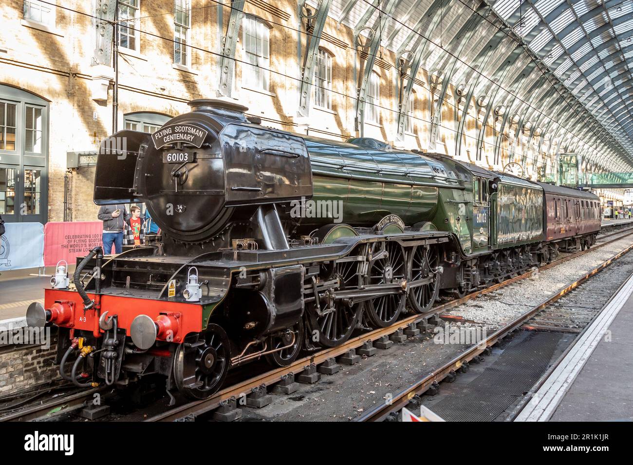 BR 'A3' 4-6-2 No. 60103 'Flying Scotsman', Kings Cross, London, UK ...