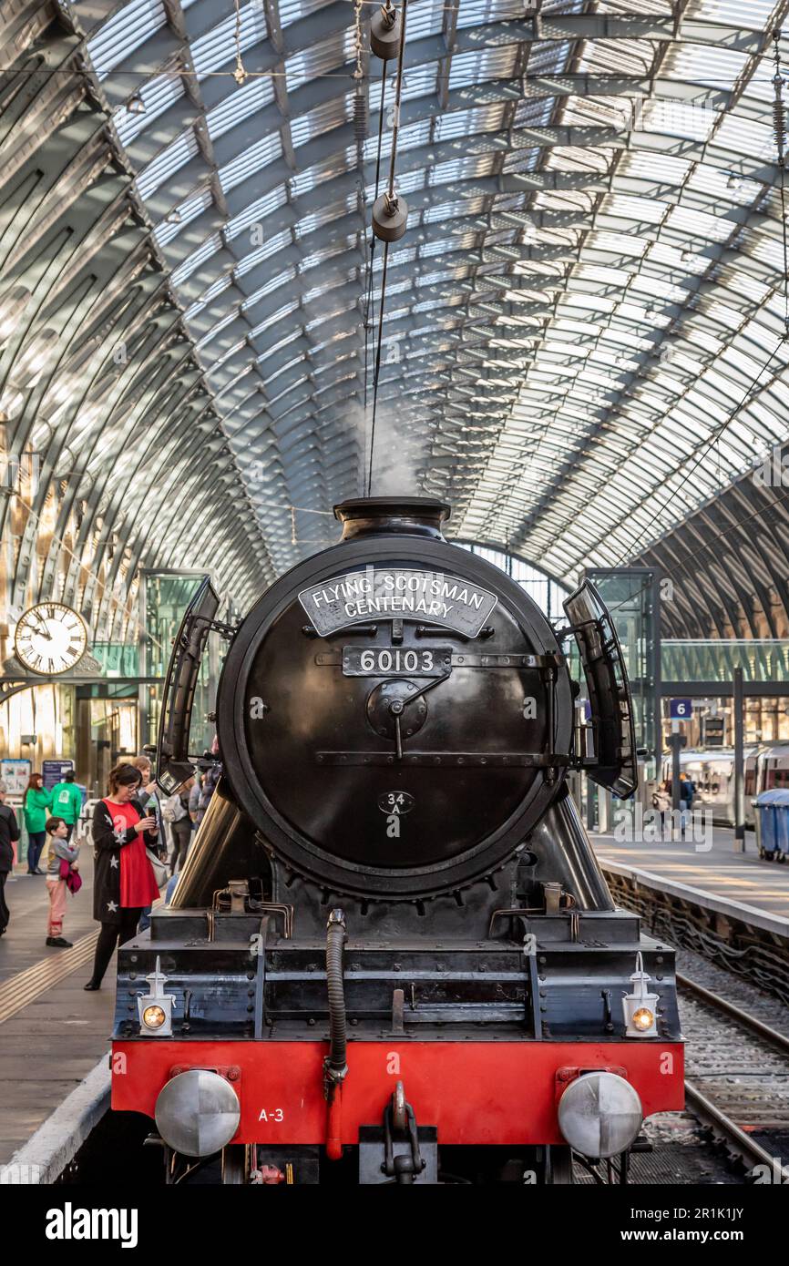 BR 'A3' 4-6-2 No. 60103 'Flying Scotsman', Kings Cross, London, UK Stock Photo - Alamy
