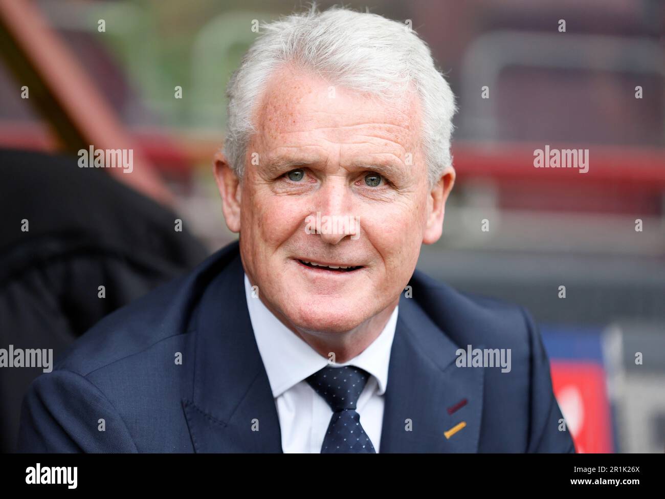 Bradford City manager Mark Hughes ahead of the Sky Bet League Two play ...