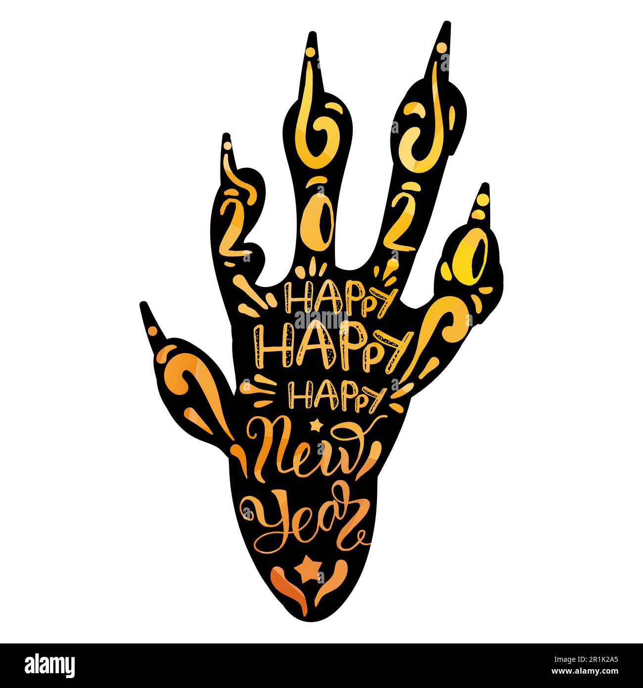 Rat footprint hi-res stock photography and images - Alamy