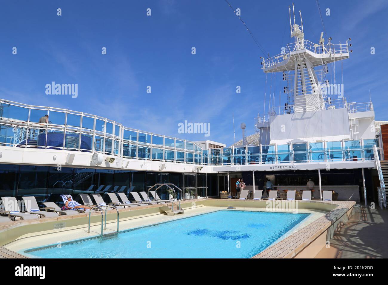 Retreat Pool, Enchanted Princess, Princess Cruises, Mediterranean Sea ...