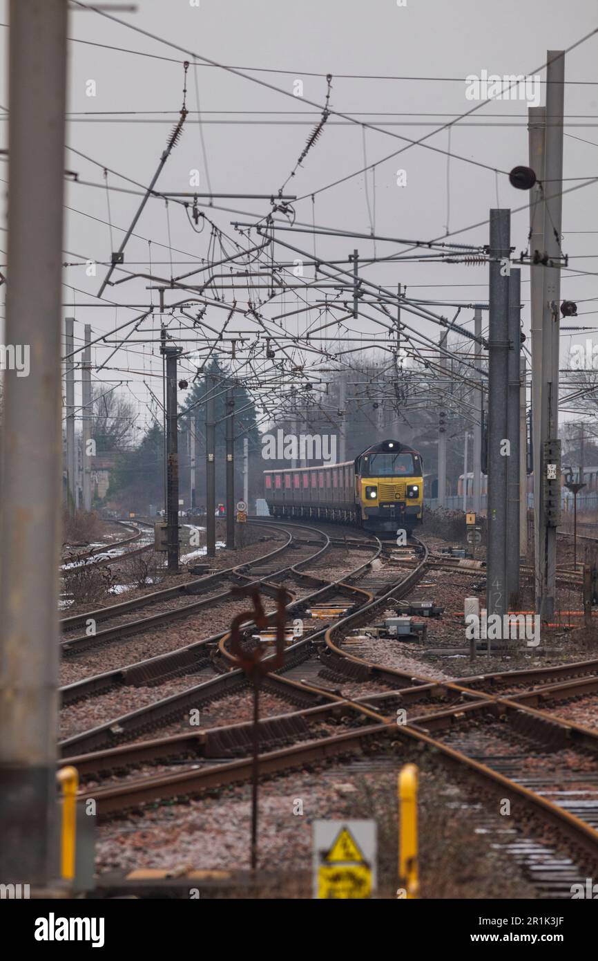 Colas Rail Freight class 70 diesel locomotive 70806 on the west coast ...
