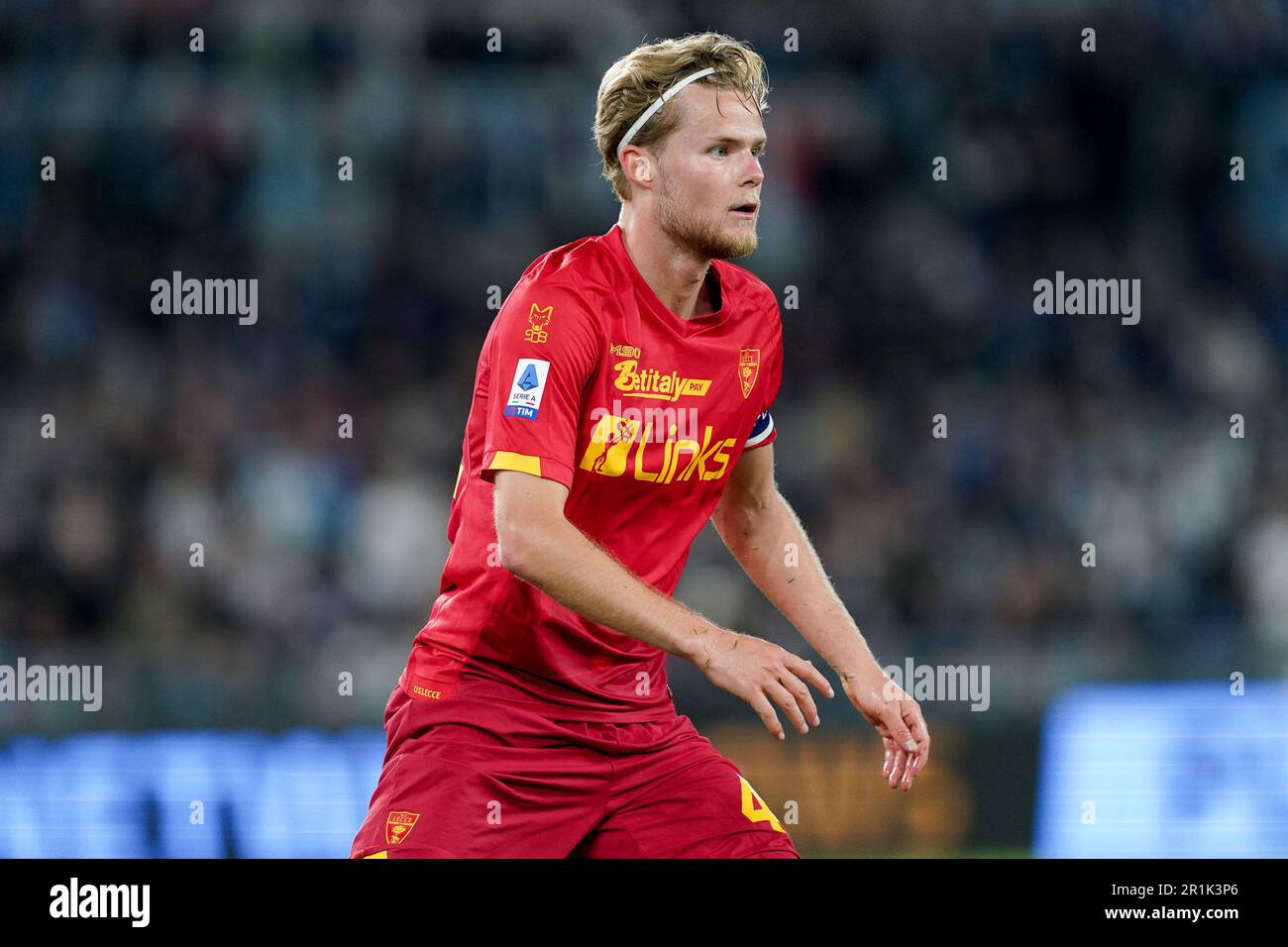 Rome, Italy. 12th May, 2023. Morten Hjulmand of US Lecce looks on ...